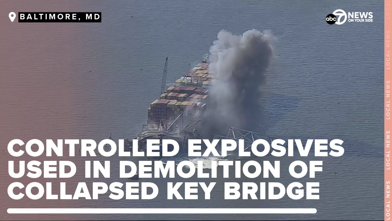 Unified Command uses controlled explosive to remove large section of ...