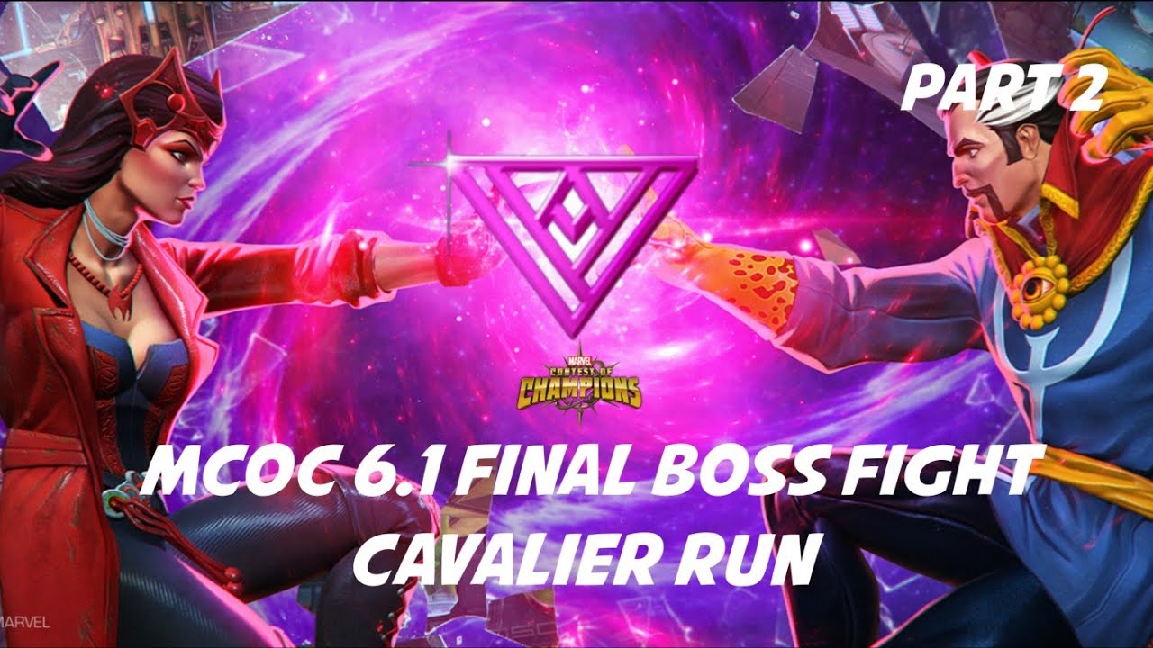 6.1 Final boss fight (sentinel) | MCOC CAVALIER RUN - YouTube