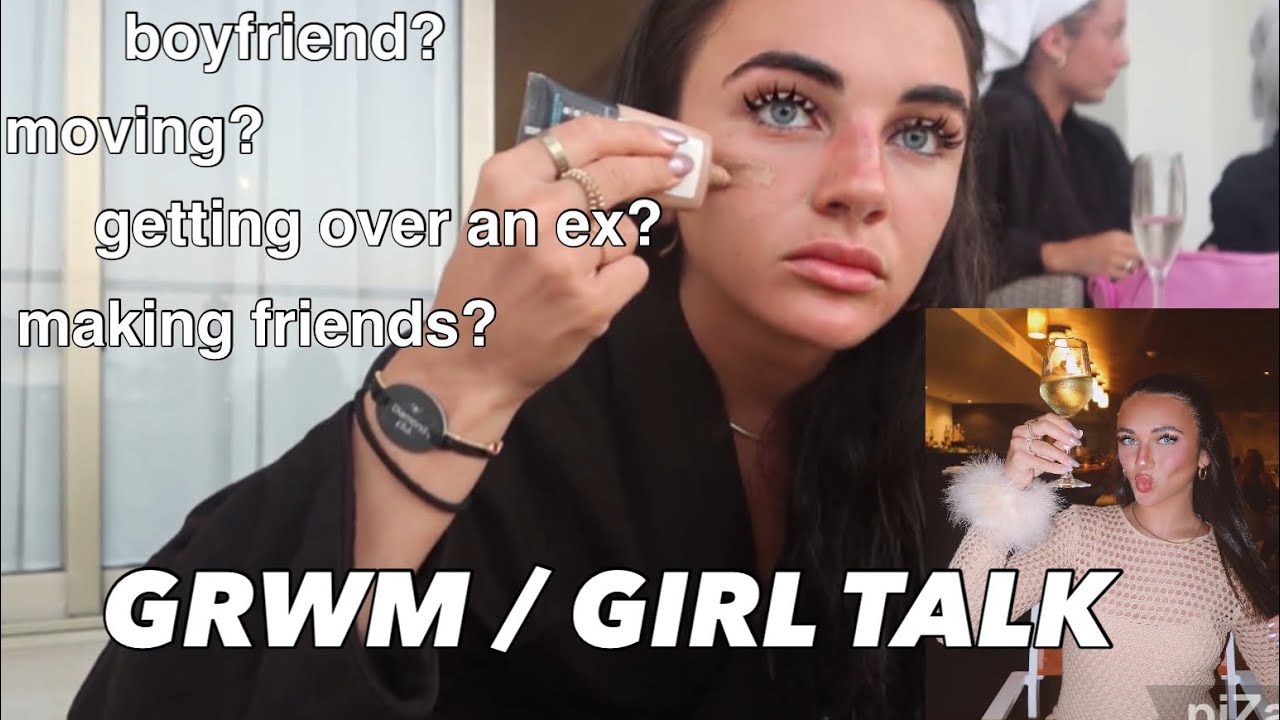 GRWM GIRL TALK | answering as your big sister💗 - YouTube