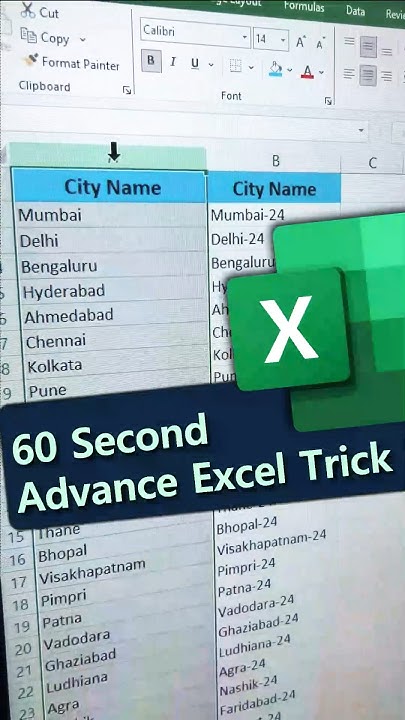 🔥🔥advance Excel Trick 🔥60 Sec Excel Trick Shorts Ytshorts Excel Computertricks