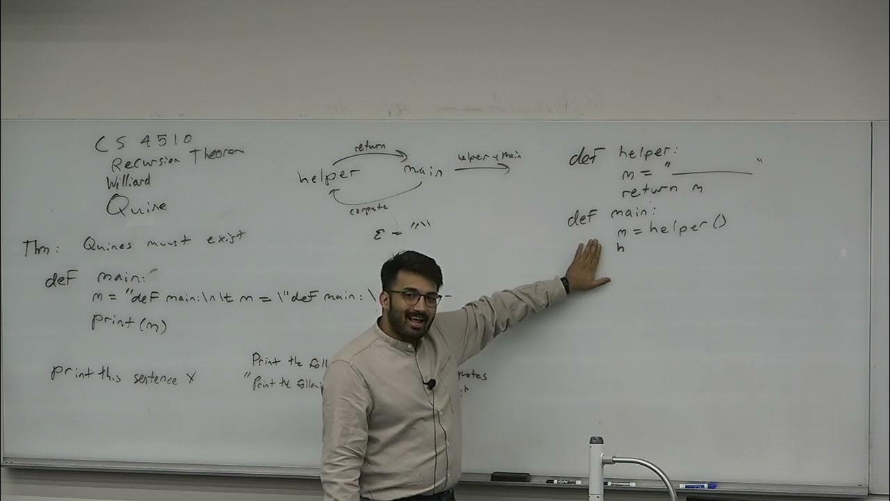 CS4510 L14A The Recursion Theorem - YouTube