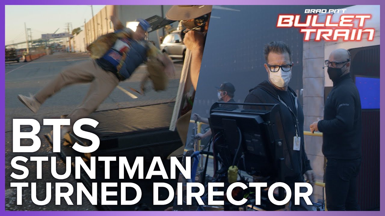 Stuntman Turned Director | Bullet Train Behind The Scenes - YouTube