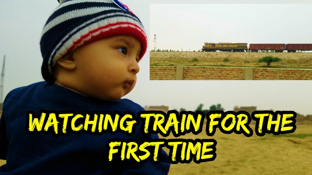 CUTE Boy Watching TRAIN for the First Time | NLC Freight Express| EMD ...