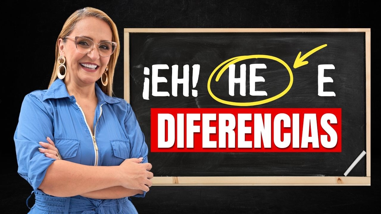 Cuál es la diferencia entre: e, ¡eh! y he - YouTube