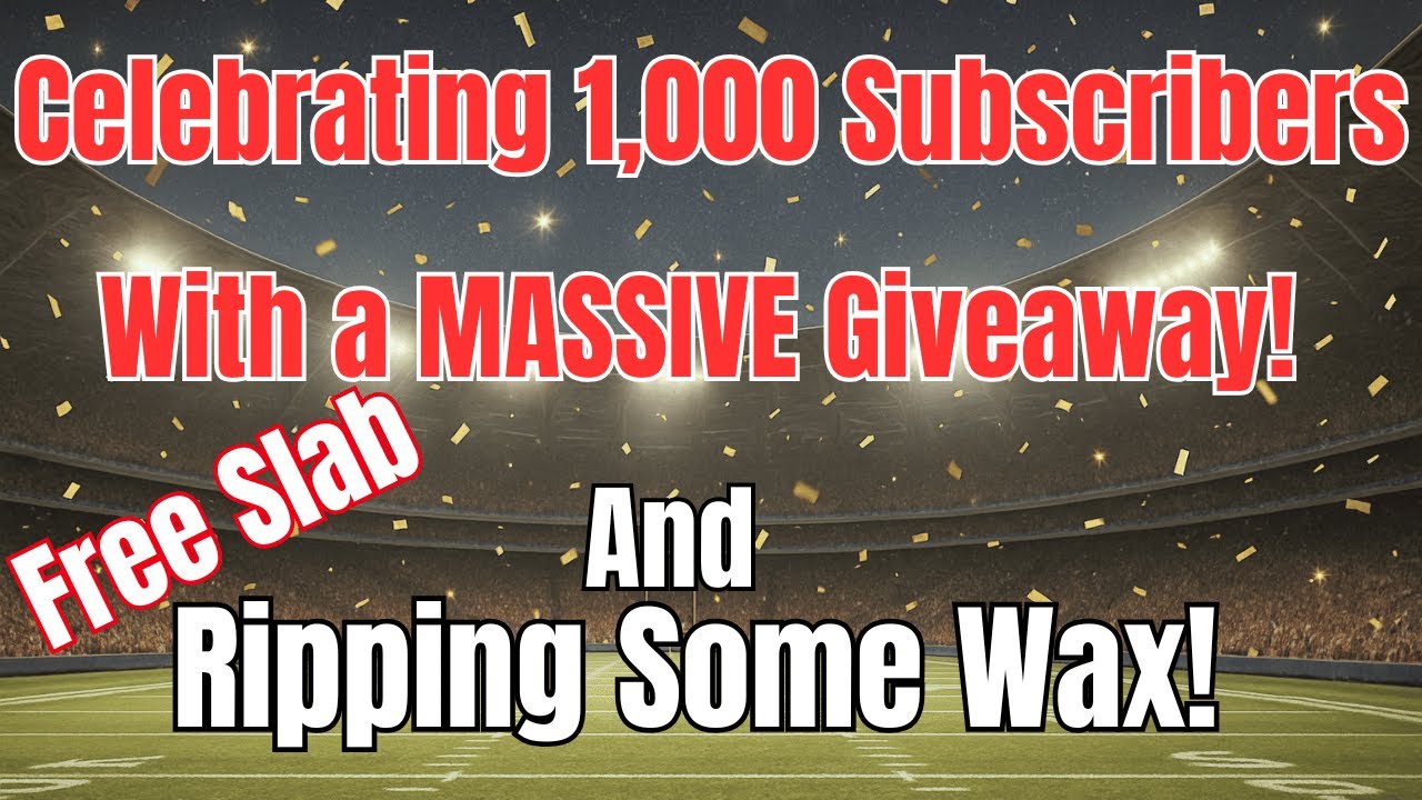 🎉 1,000 Subscriber Giveaway! WIN a Graded Slab of Your Choice! 🔥 - YouTube