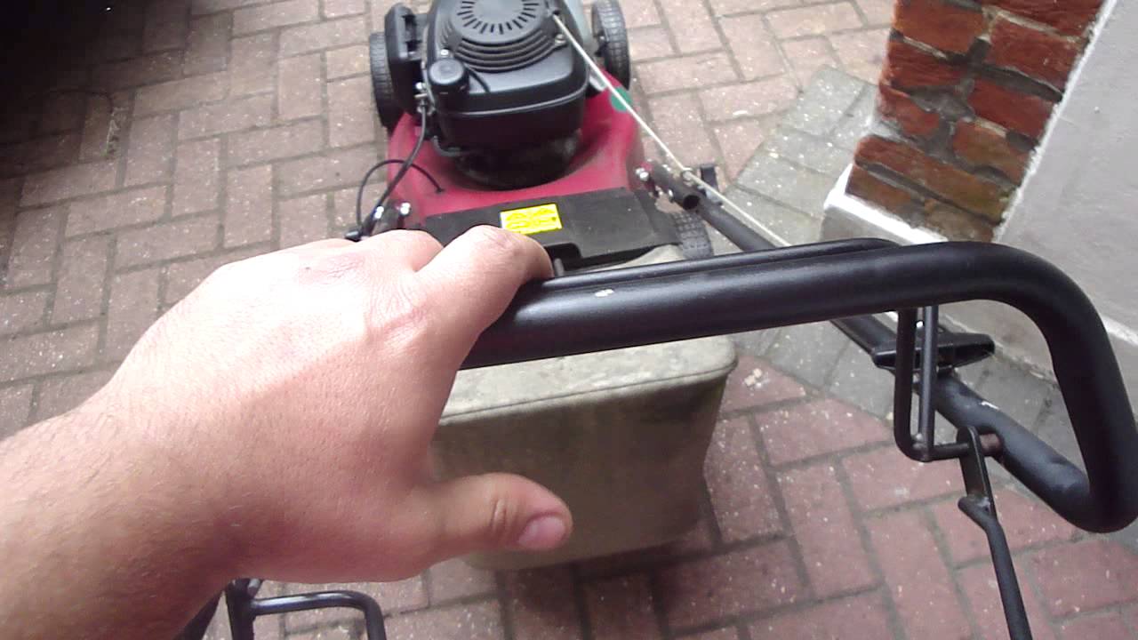 mountfield honda engine self propelled rotary lawnmower - YouTube