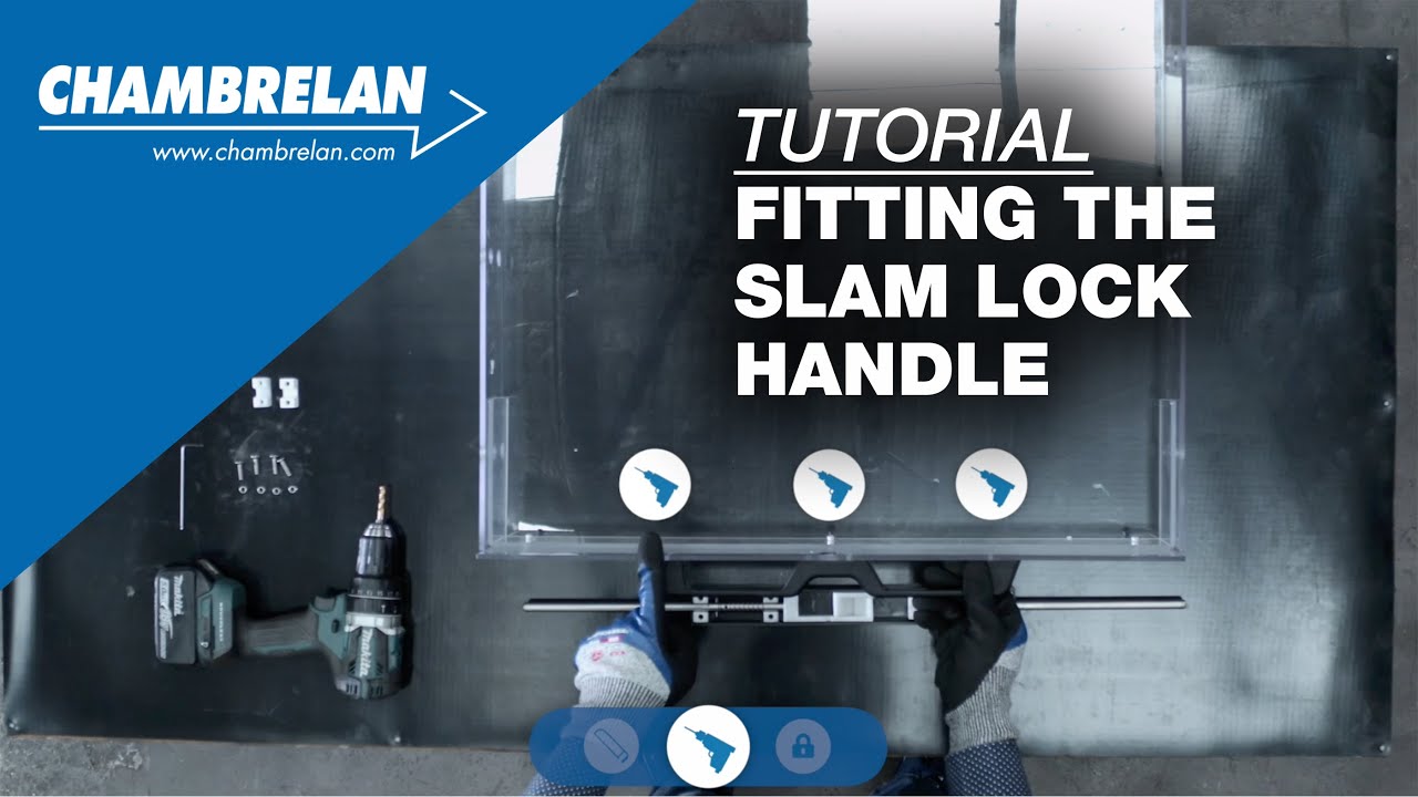 Tutorial - Fitting the slam lock handle | Chambrelan - YouTube