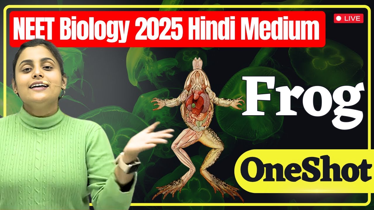 NEET Biology 2025 | OneShot | Frog One-Shot | | NEET Hindi Medium 2025 - YouTube