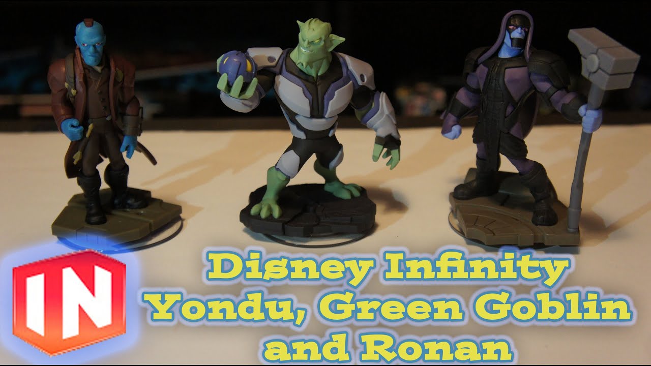 NEW Disney Infinity 2.0 Marvel's Ronan, Yondu and Green Goblin with ...