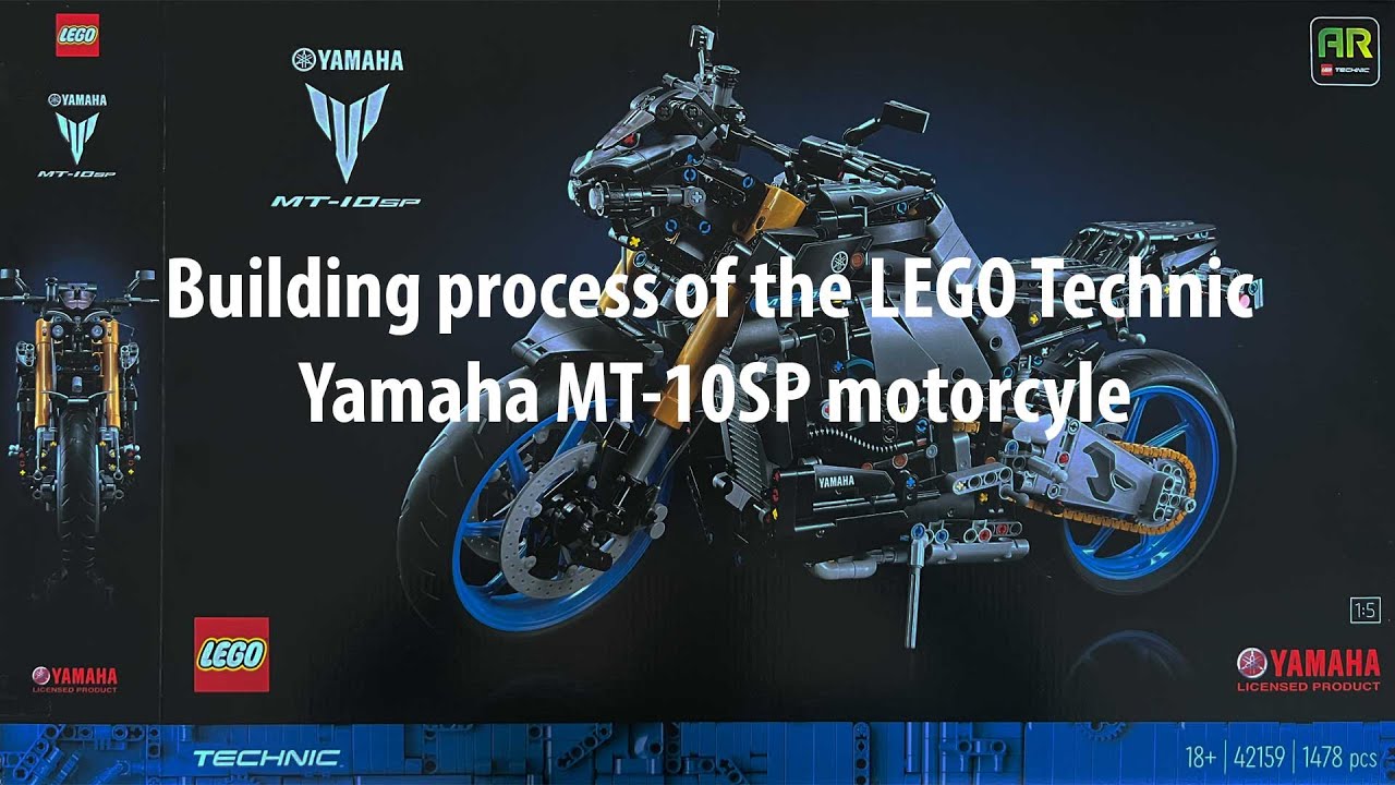 Building process of the LEGO Technic YAMAHA MT-10SP motorcycle - YouTube