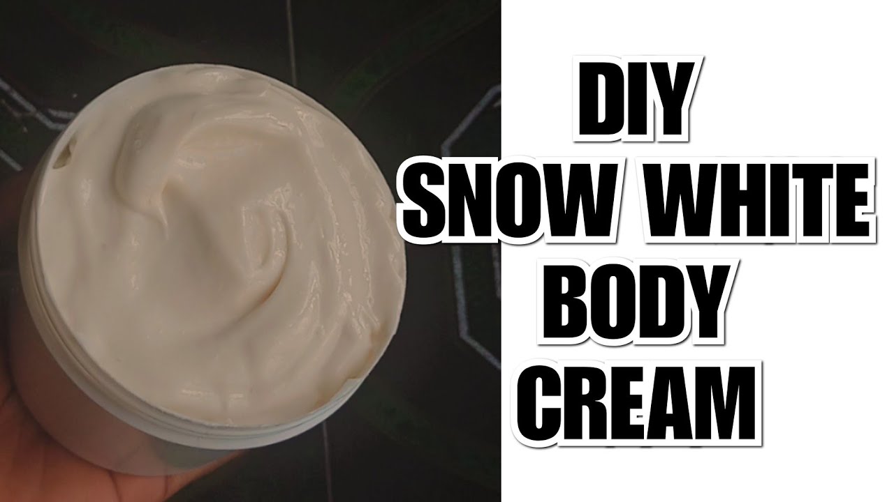 SNOW WHITE BODY CREAM/ DIY EXTRA WHITENING BODY CREAM/ MG ORGANICS # ...