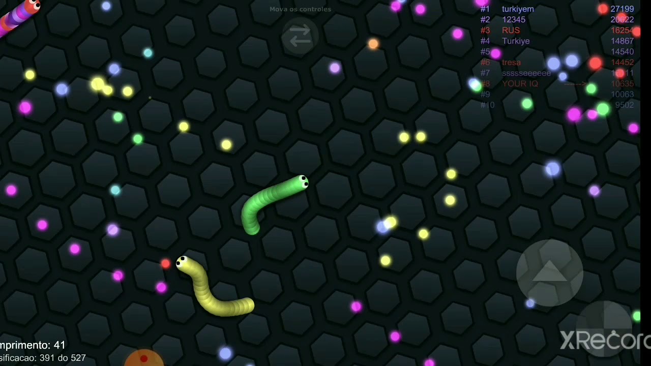 Slither.io Game Play- (Full) - YouTube