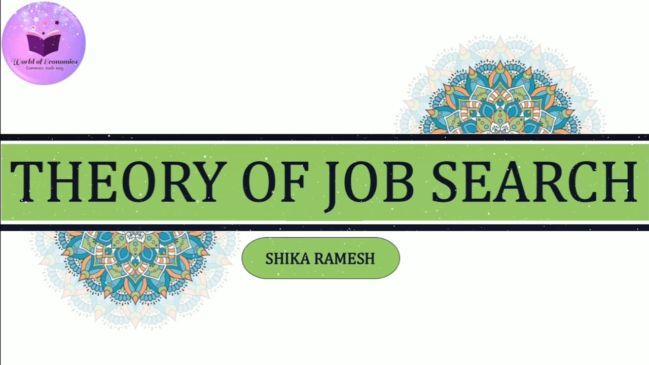 Theory of Job Search | Labour Economics | - YouTube