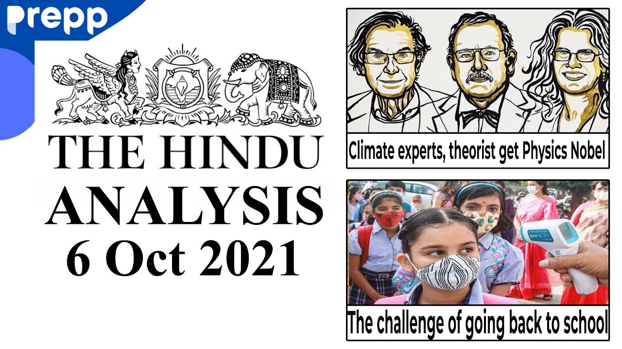 The Hindu Newspaper and Editorial Analysis today | 6 October 2021 ...