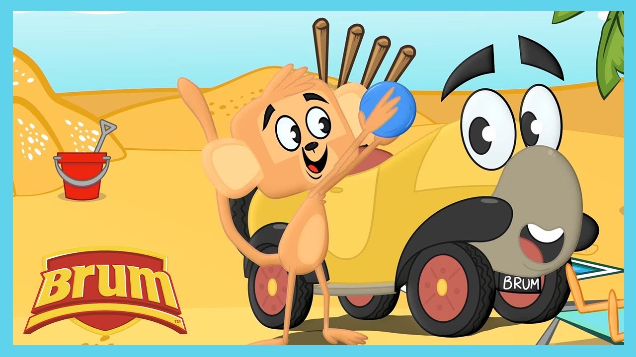 BRUM - Day at the Beach | Shows for Kids | WildBrain Wheels - YouTube