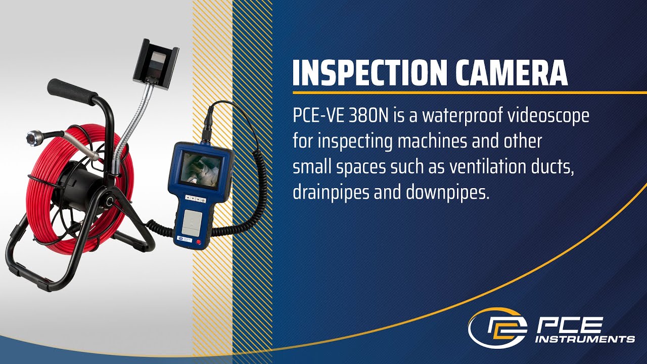 Insights into the dark sewers of a new building using the PCE-VE 380N ...