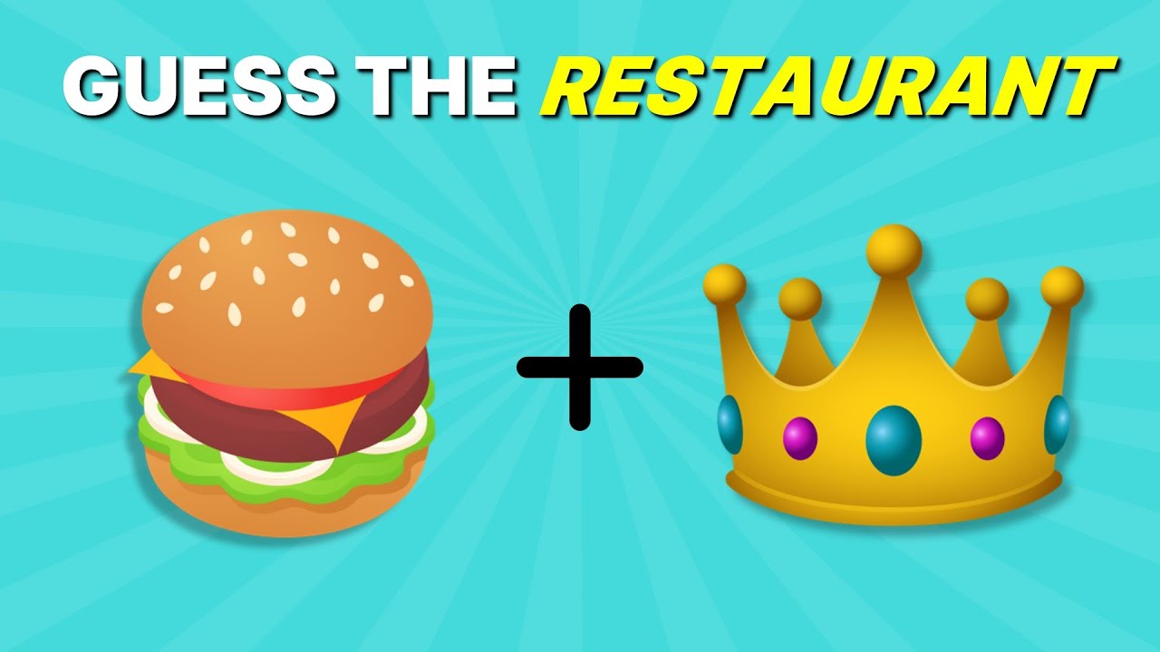 Can You Guess The Fast Food Restaurant by Emoji? Fast Food Emoji Quiz ...
