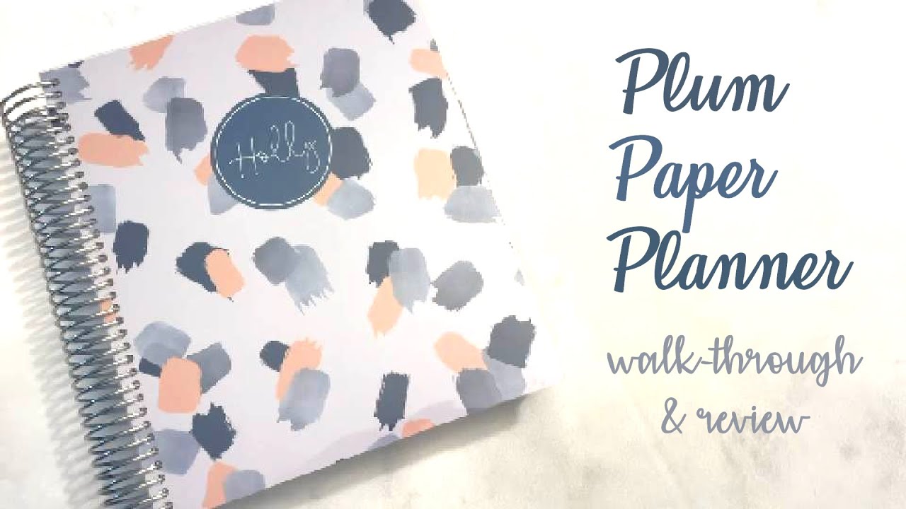 PLUM PAPER PLANNER 2021 // DAILY PLANNER // WALK-THROUGH & HONEST ...
