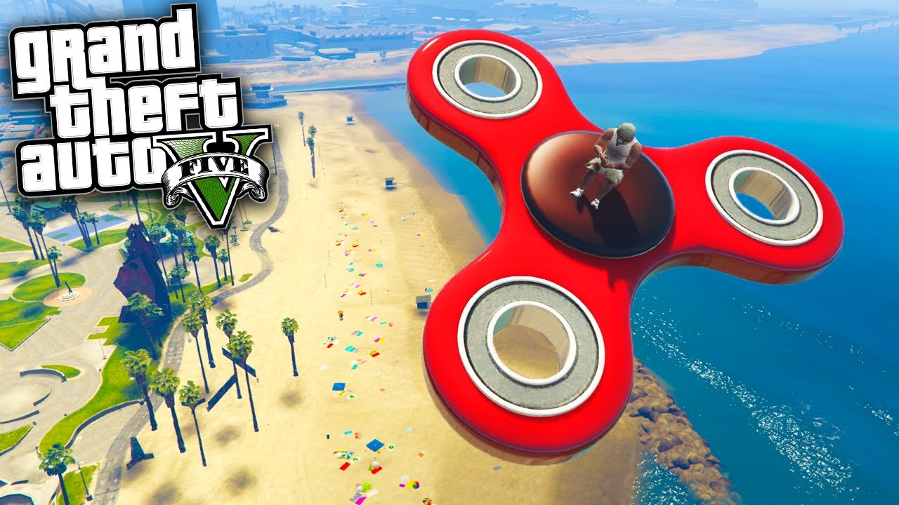 LIETAJÚCI FIDGET SPINNER V GTA 5 - YouTube