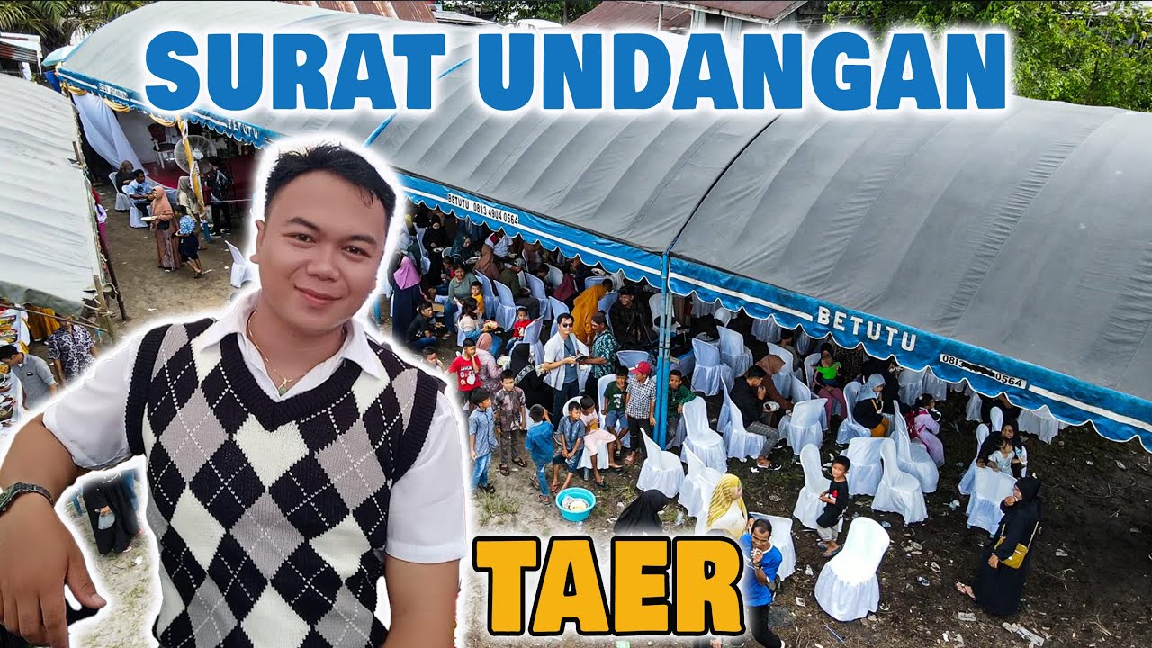 SURAT UNDANGAN - TAER - COVER Live Music Panggung Lagu Dayak Terbaik ...