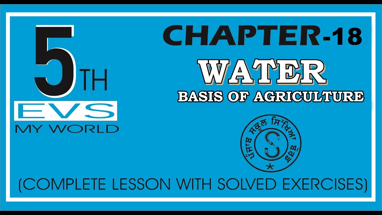CLASS 5 EVS LESSON 18 WATER BASIS OF AGRICULTURE |ਪਾਣੀ ਖੇਤੀ ਦਾ ਆਧਾਰ ...