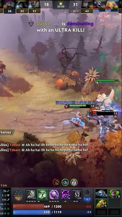 Dota 2 Witch Doctor Rampage Moments v3 - YouTube