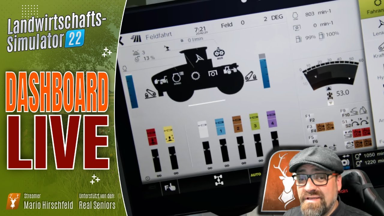 Dashboard Live mit neuen Funktionen // LS22 HoF22 #102 #ls22 - YouTube