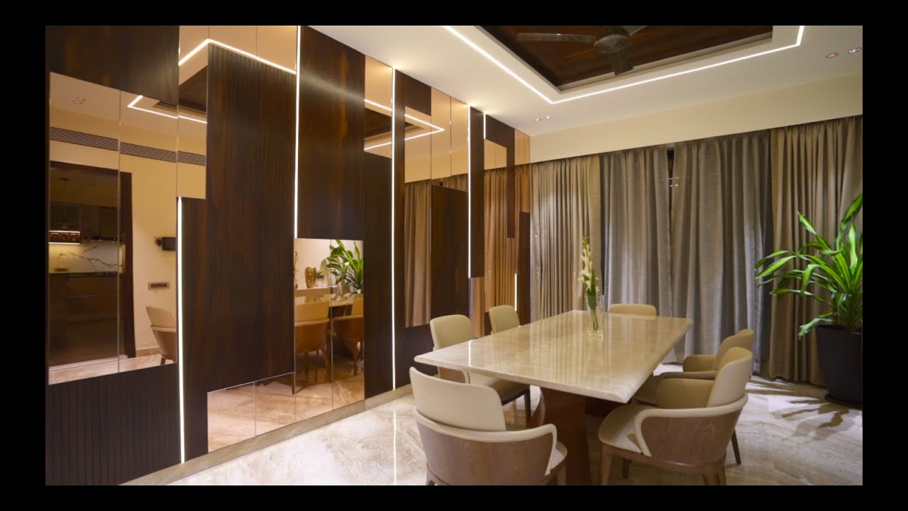 4 BHK Contemporary Interior design by Aarayishh for Chaturvedi ...