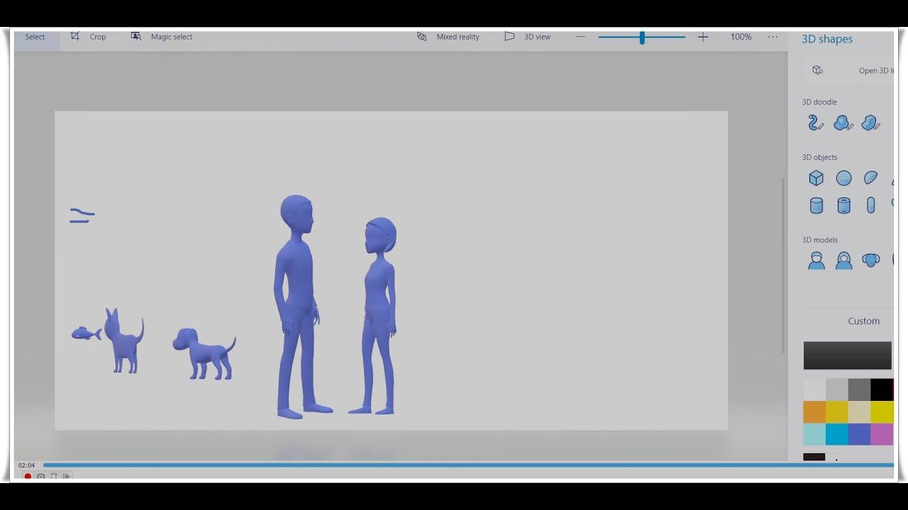 How To Make 3D Image From Paint 3D On Pc - YouTube