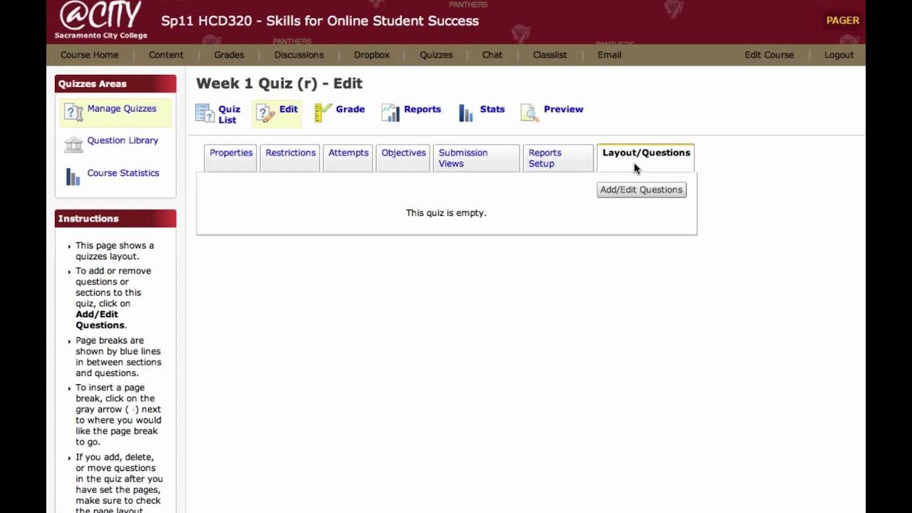 D2L - Question Library and Random Sections in Quizzes - YouTube