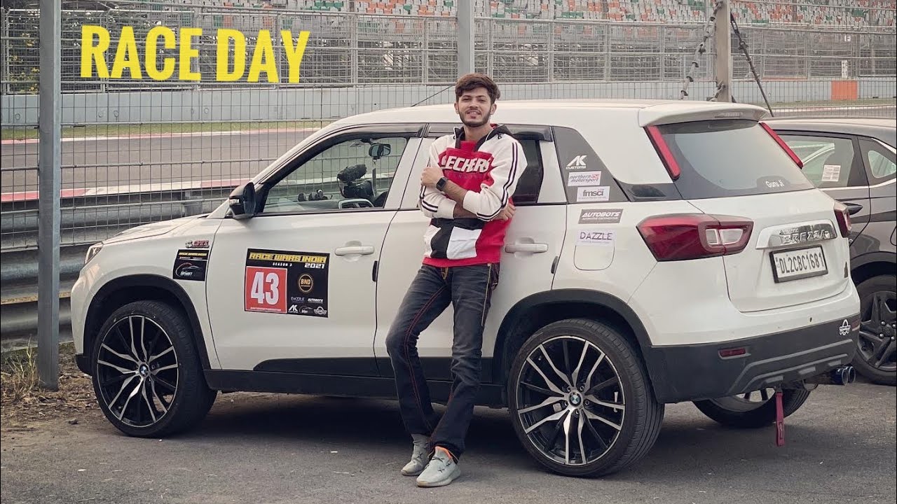 RACING FOR THE FIRST TIME !! Maruti Suzuki Vitara Brezza 🔥😍 - YouTube