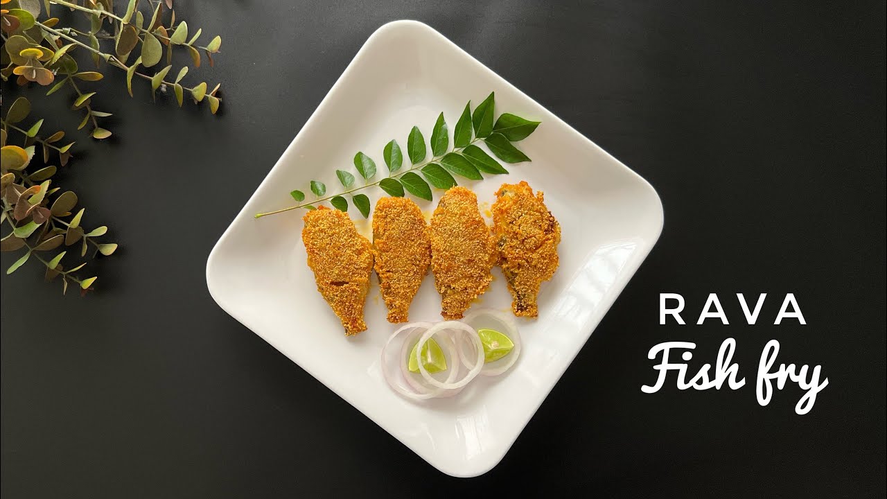 Fish Rava Fry | How to make fish rava fry | Crispy fish fry | Easy ...