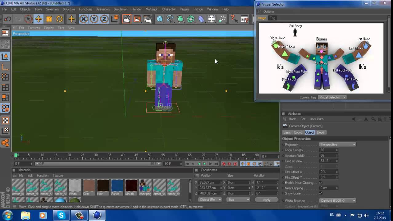 | Tutorial | Cinema 4D Jak udelat Minecraft animaci - YouTube