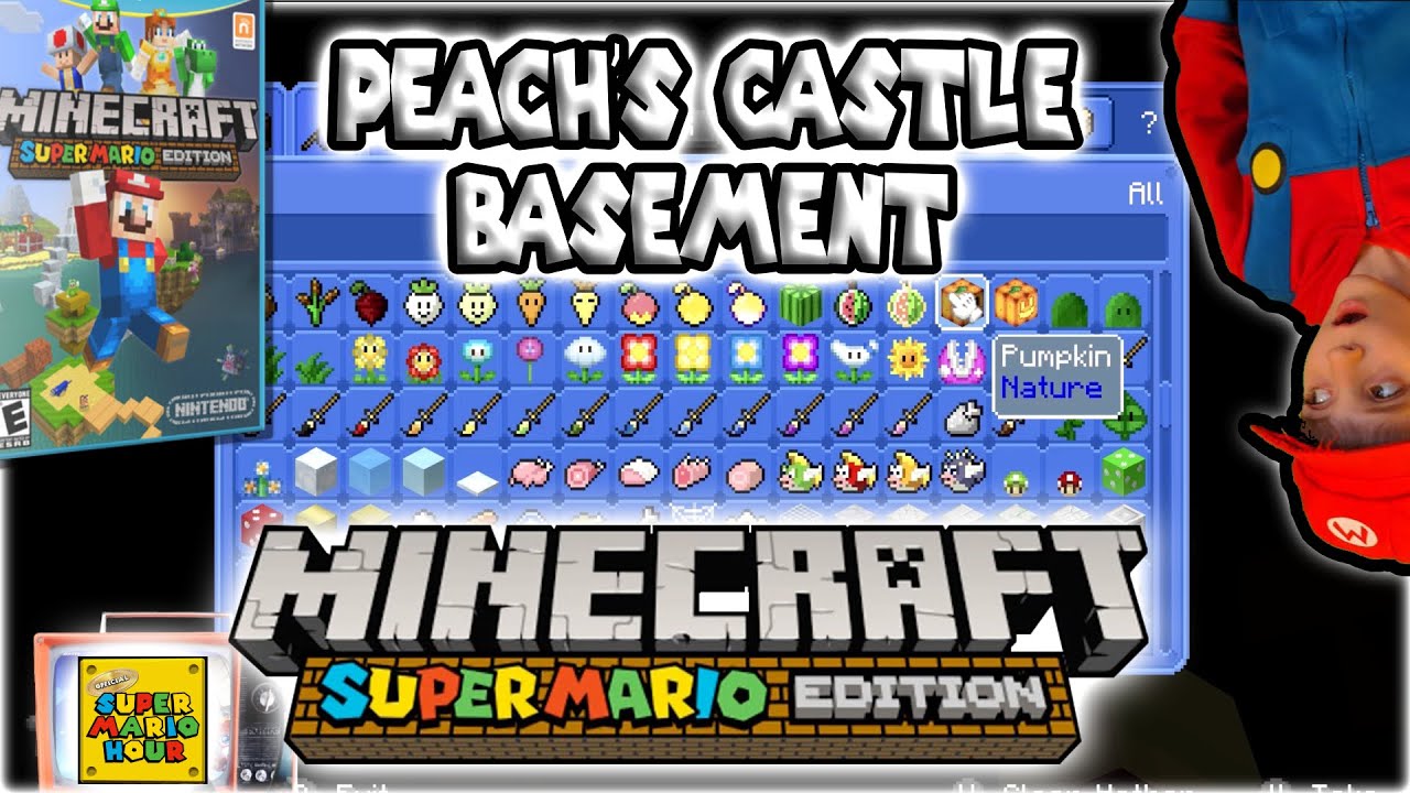 MINECRAFT : SUPER MARIO EDITION - PEACH'S CASTLE BASEMENT- The MARIO ...