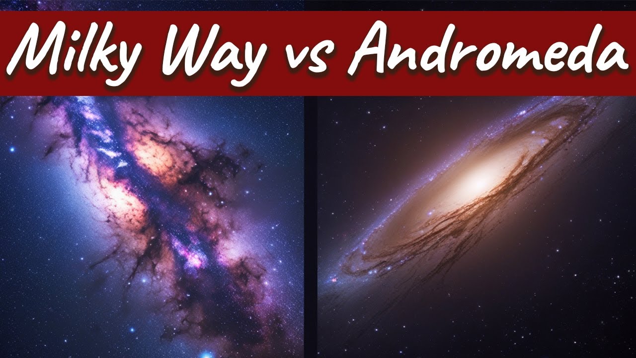 The Milky Way vs The Andromeda Galaxy | A Comparison of Our Nearest ...