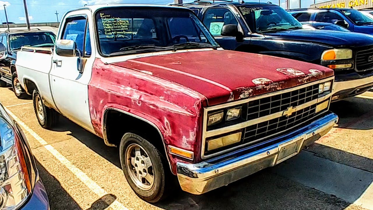 Was She A Good Deal? 1986 Short Bed Square Body Chevy Auction Find ...