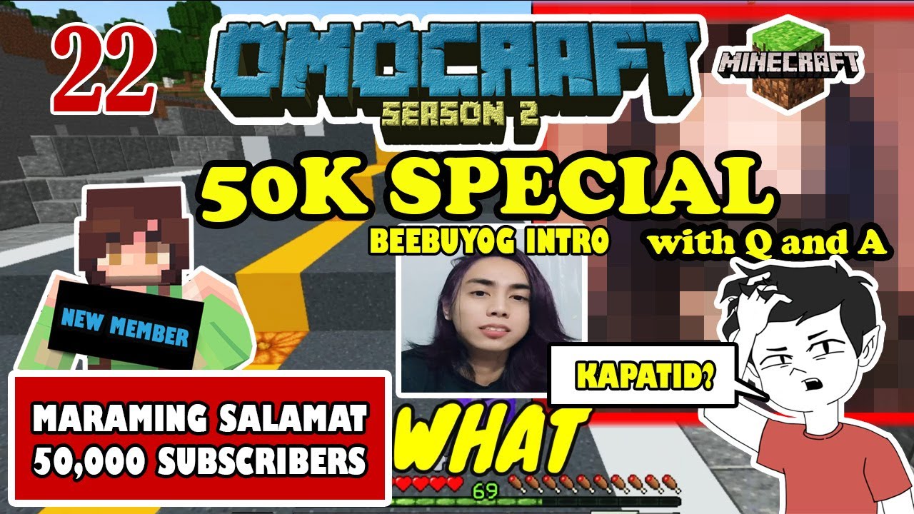 OMOCRAFT S2 | GAYAHIN KO DAW INTRO NI BeeBuYog | 50K SPECIAL ...