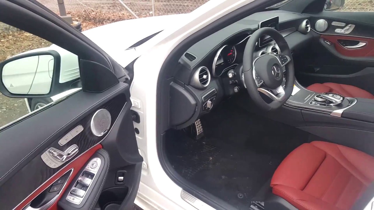 2016 C300 Sport engine sound, trunk view and interior POV - YouTube