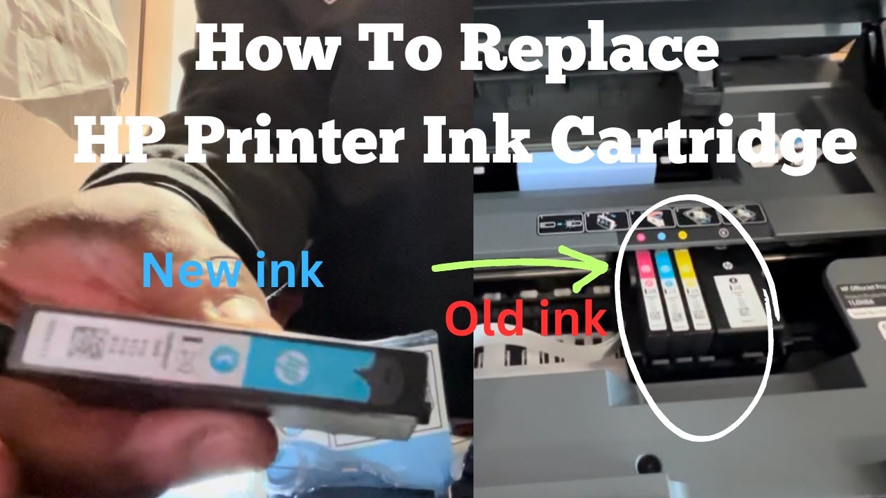 How To Replace HP Printer Ink Cartridge | Step by Step Guide - YouTube