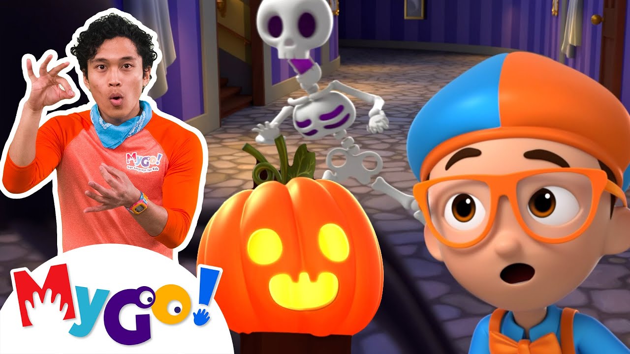 Blippi Wonders | Halloween Haunted House! | Spooky Surprise! | MyGo ...