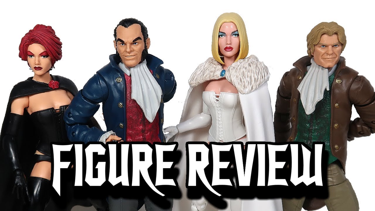 Marvel Legends HELLFIRE CLUB X-Men Action Figure Review Jean Grey Emma ...