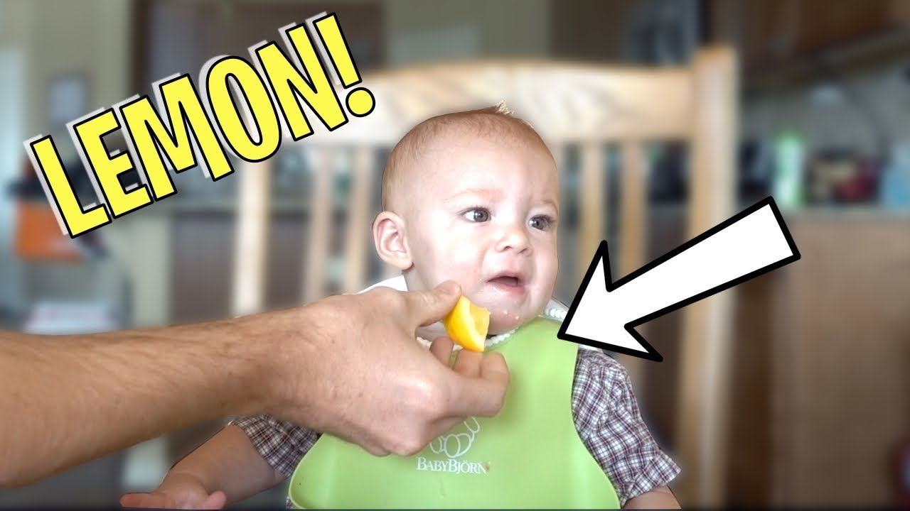 Baby Tries LEMON For First Time! - YouTube