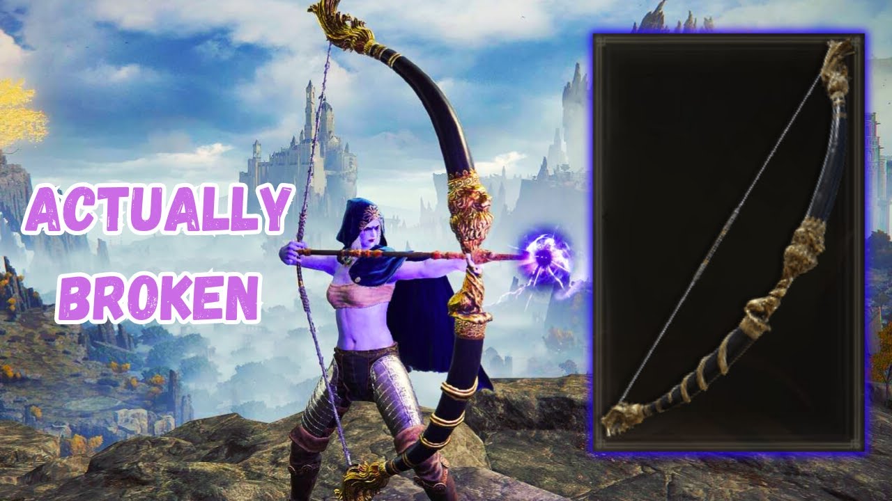 BOWS are ACTUALLY BROKEN in Elden Ring!! - How to make a BROKEN BOW ...
