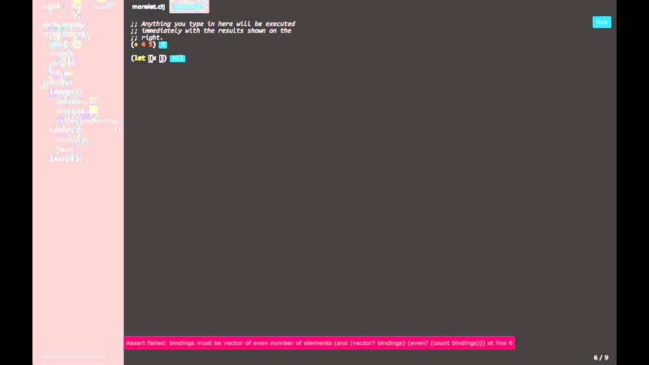 Light Table Tutorial - Clojure in the Instarepl - YouTube