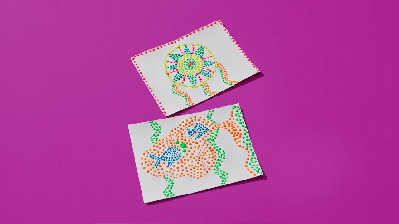 Create a dream dot painting - YouTube