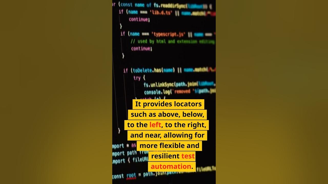 Relative Locators In Selenium 4 Youtube