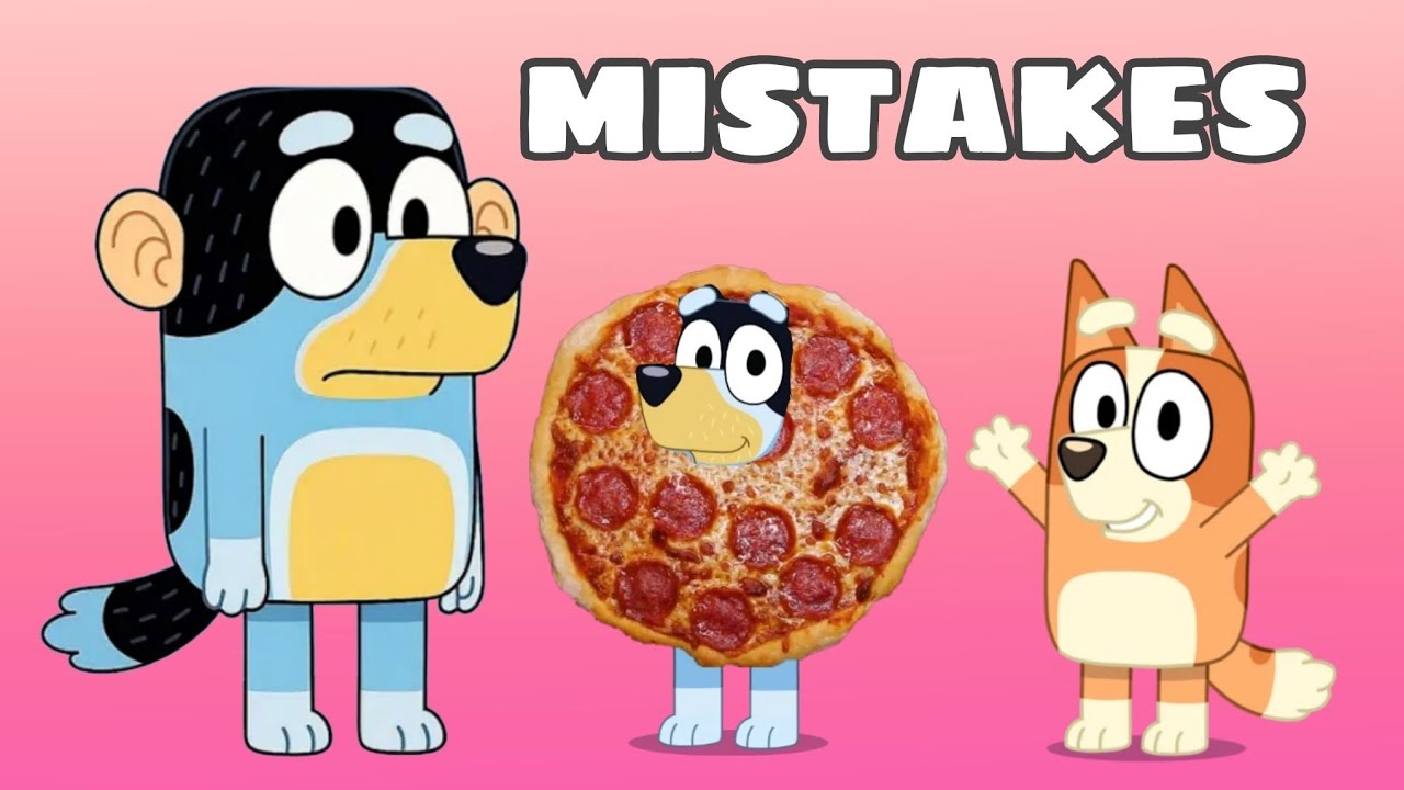 Funniest Animation Mistakes In Bluey - YouTube
