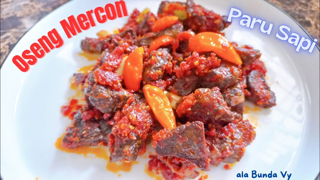 Mumpung Ada Bahannya SeKalian Masak || OSENG MERCON PARU SAPI - YouTube