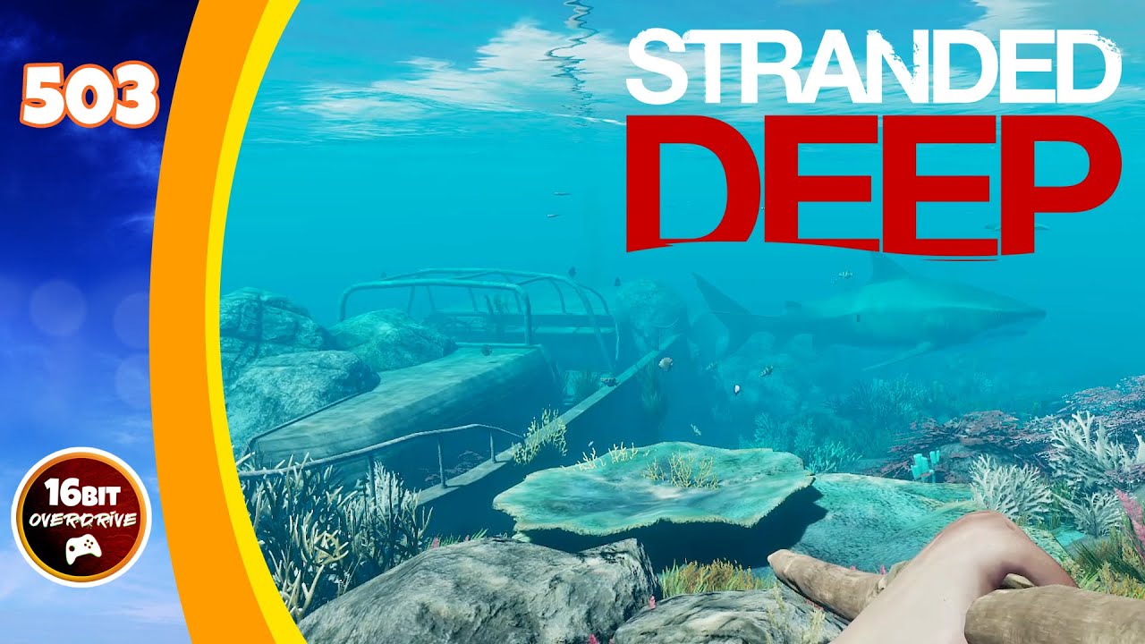 Playing Cat and Mouse with a Tiger Shark - Stranded Deep (503) - YouTube