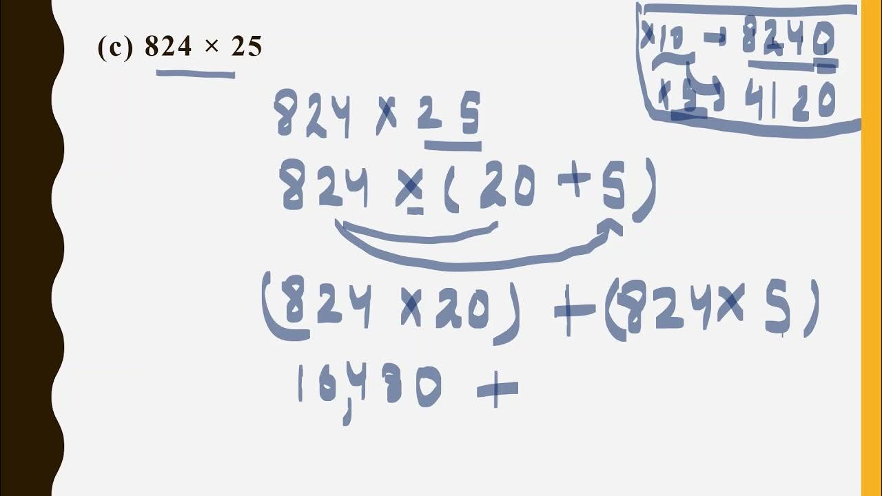 DISTRIBUTIVE PROPERTY OF MULTIPLICATION OVER ADDITION - YouTube